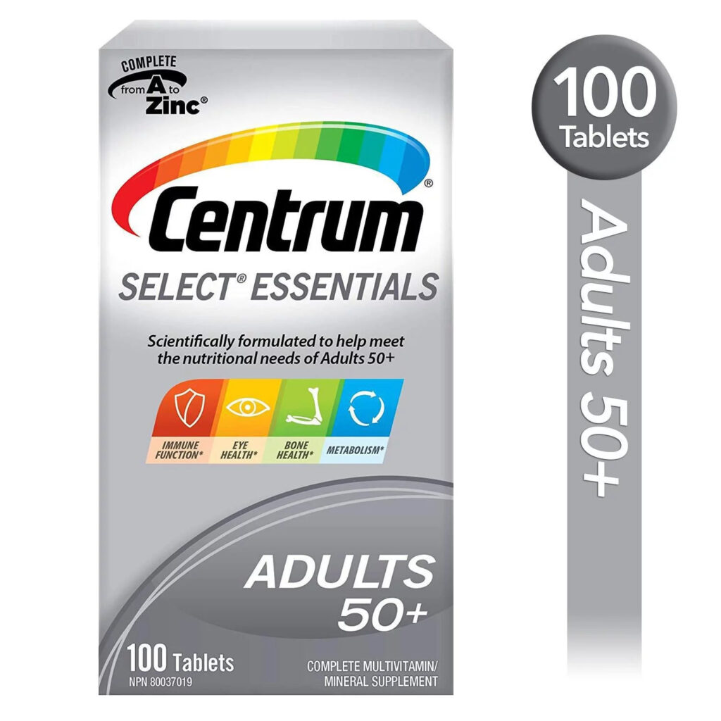 Centrum Select Essentials 50+ 100's CANADA - Vitamin Collection